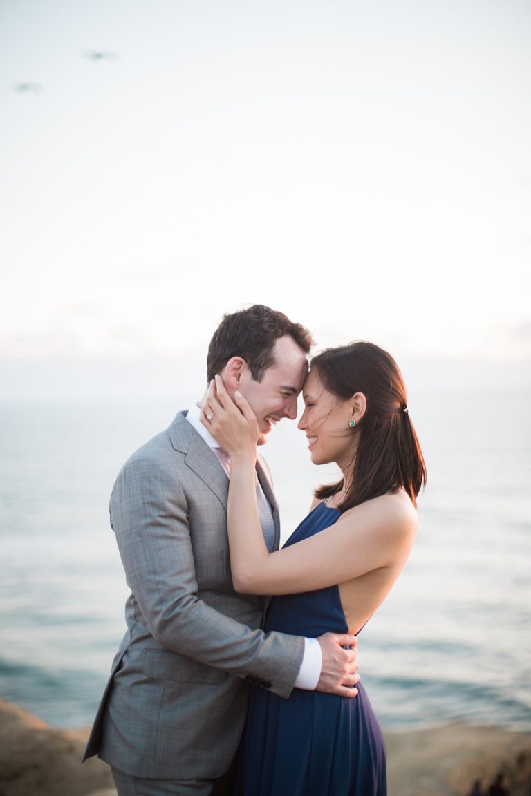 A Little Italy and Sunset Cliffs Engagement - Jessica Rice Photography